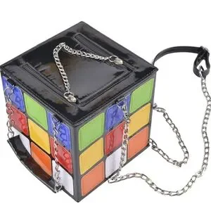 UNBRANDED | Bags | Rubiks Cube Crossbody Bag With Chain Strap | Poshmark